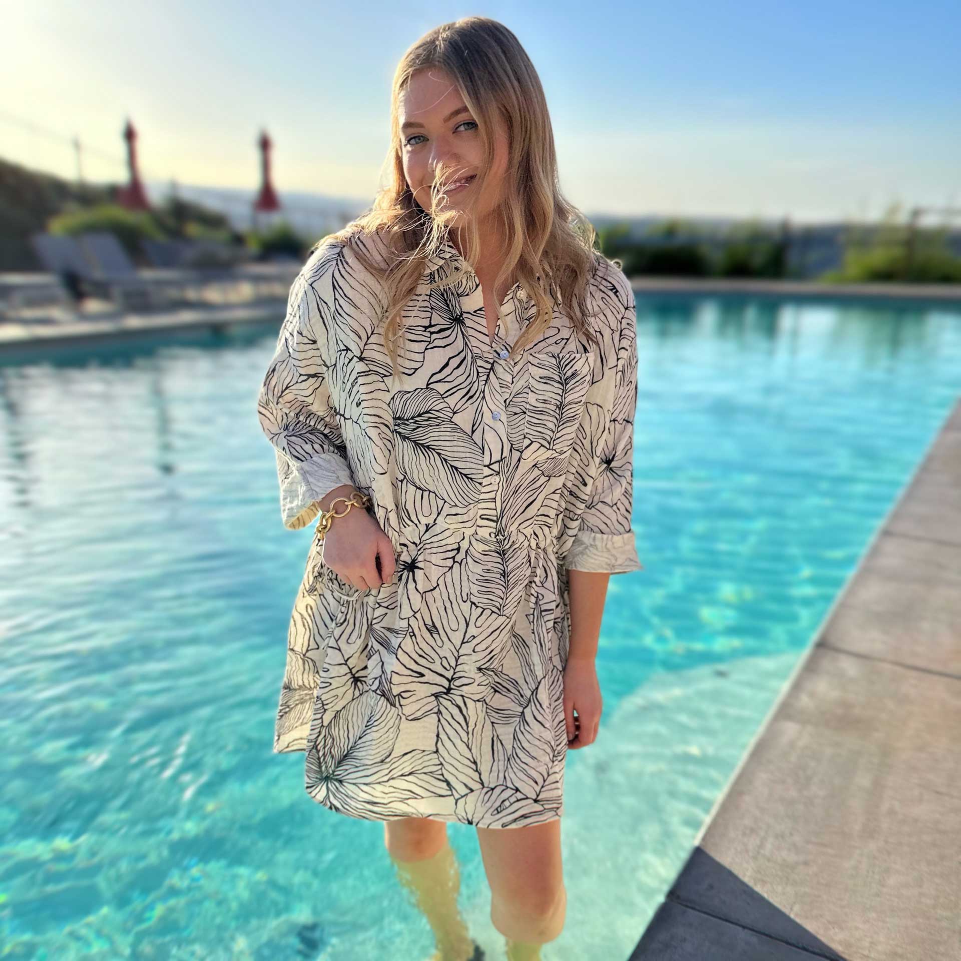 Maui Tropic Tunic Dress