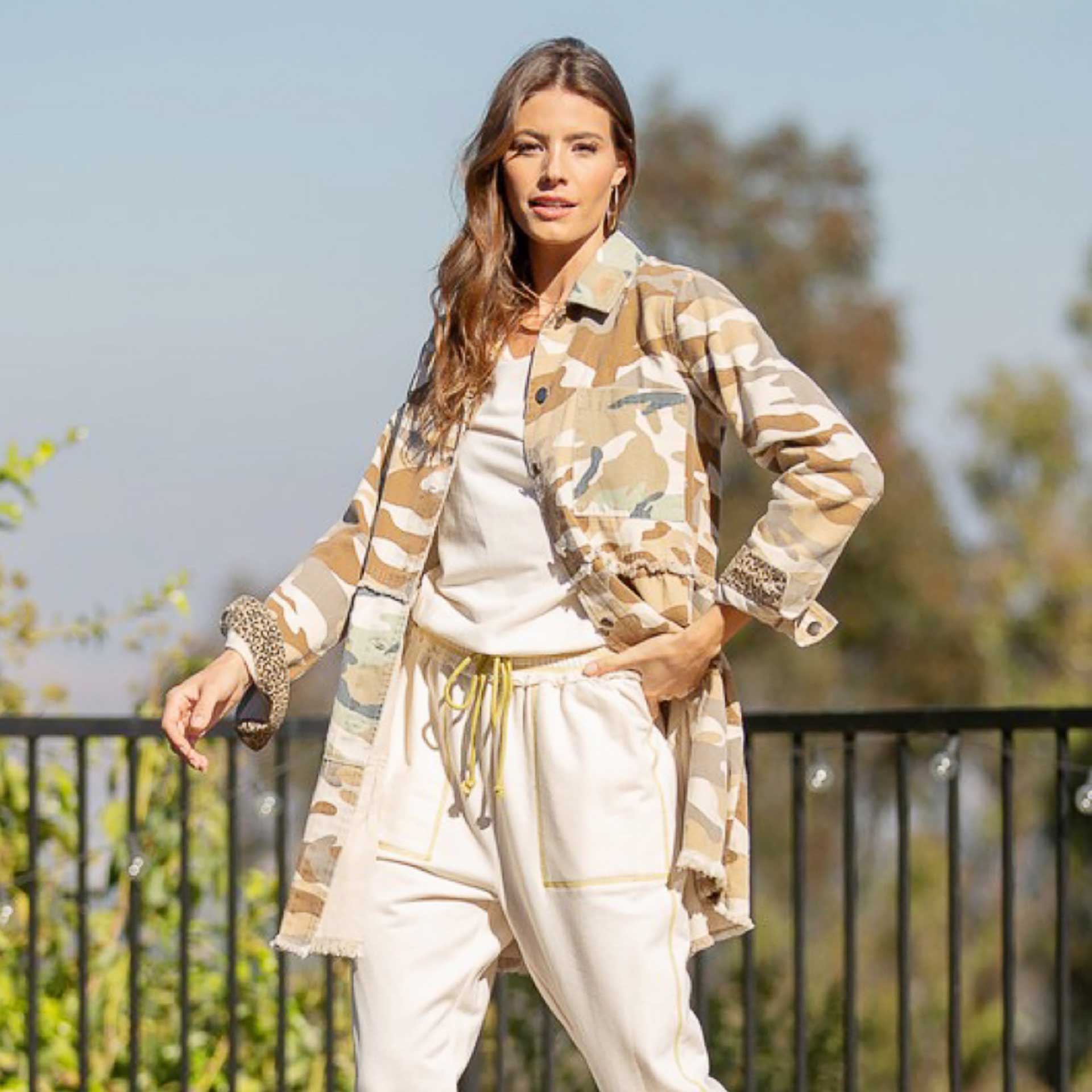 Sandstone Mixed Camo Jacket