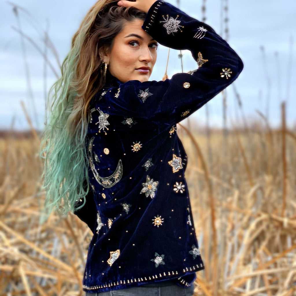 Starry Night Velvet Jacket