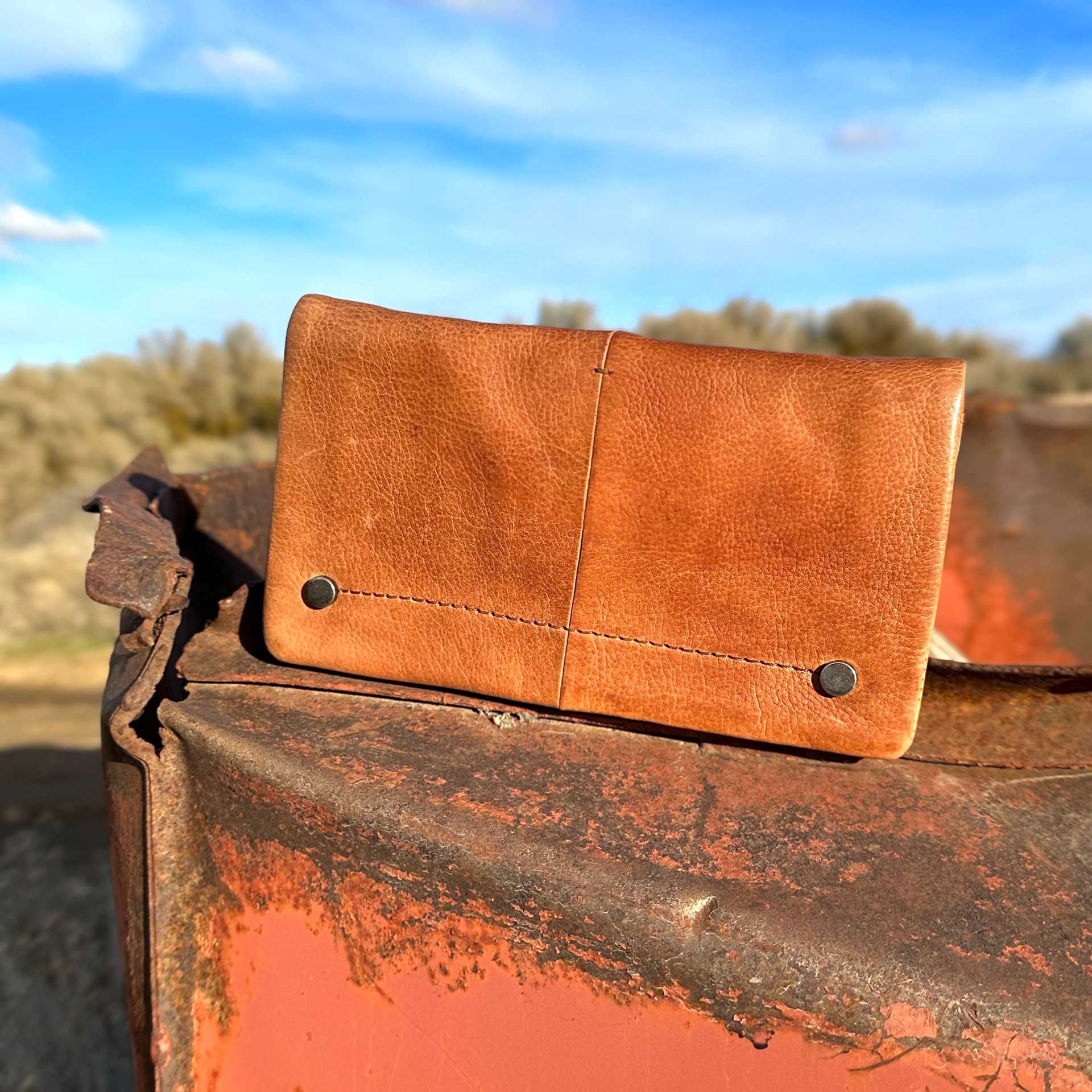 Terry Leather Wallet (Cognac)