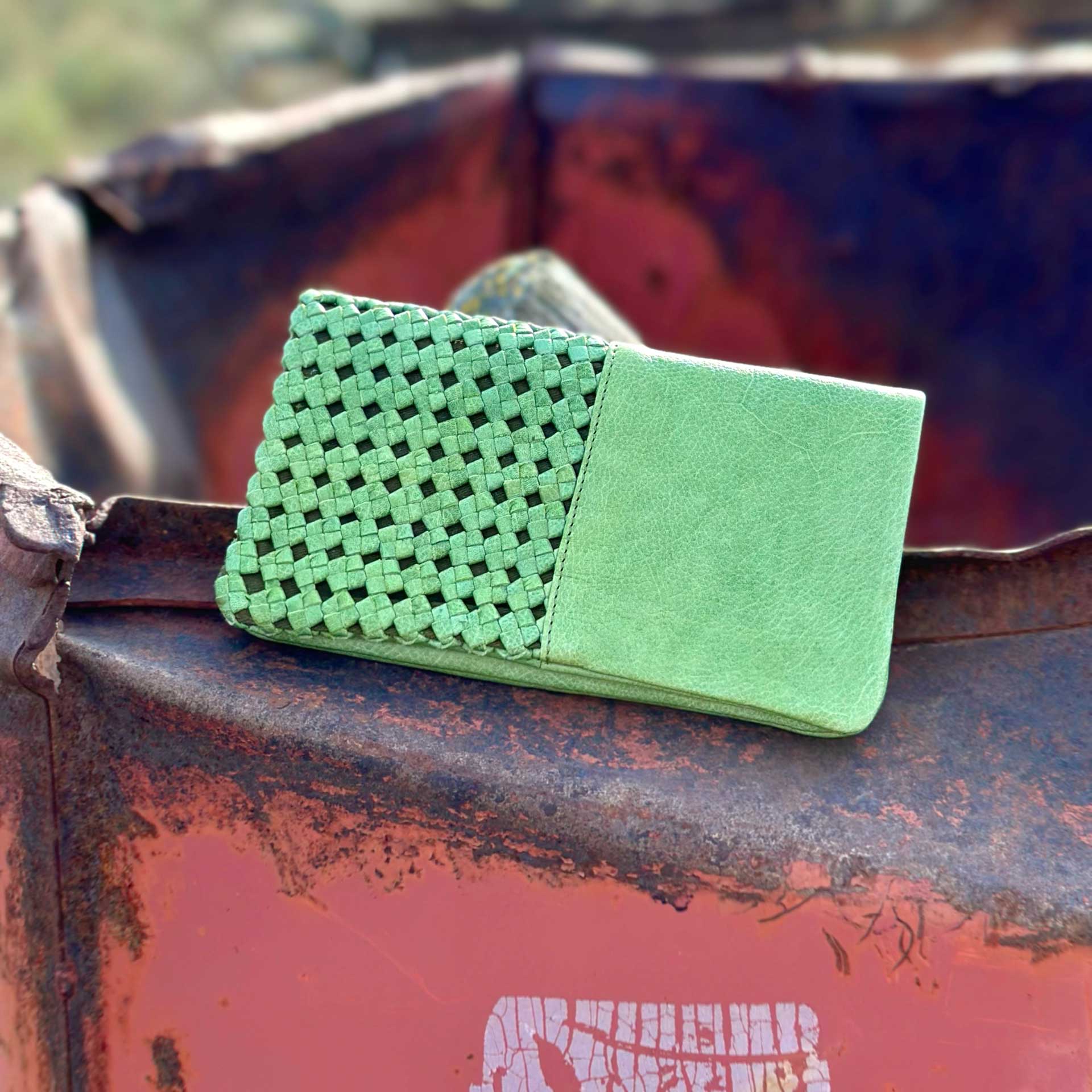 Whitney Leather Wallet (Grass)